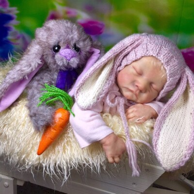 Crochet Newborn Lamb Bonnet for Girl or Boy/ Photo Prop/ - Etsy