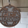 Caravan Name Sign, SVG, Travel Themed Door or Wall Hanger, Laser Cut ...