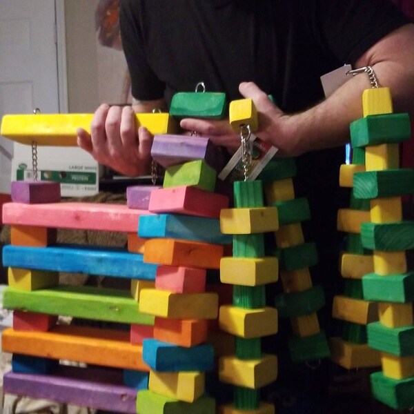 Macaw Ladder, Large Bird Toy - Etsy