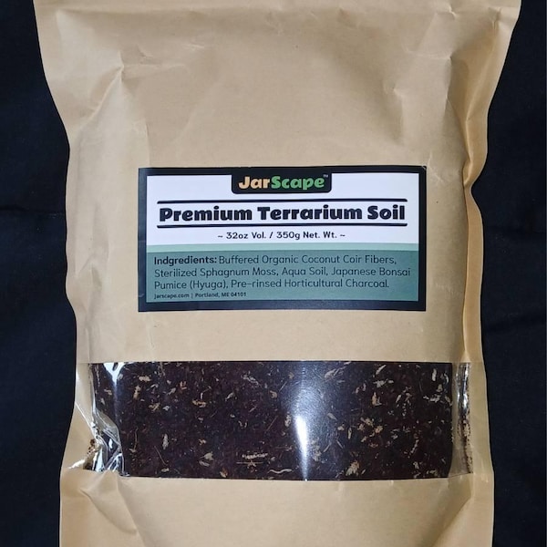 Terrarium Soil, Premium Ingredients, Re-sealable, Planting Soil, Moss ...