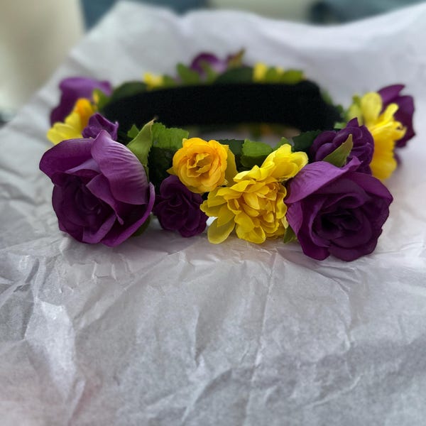 Graduation Cap Flower Crown - Etsy
