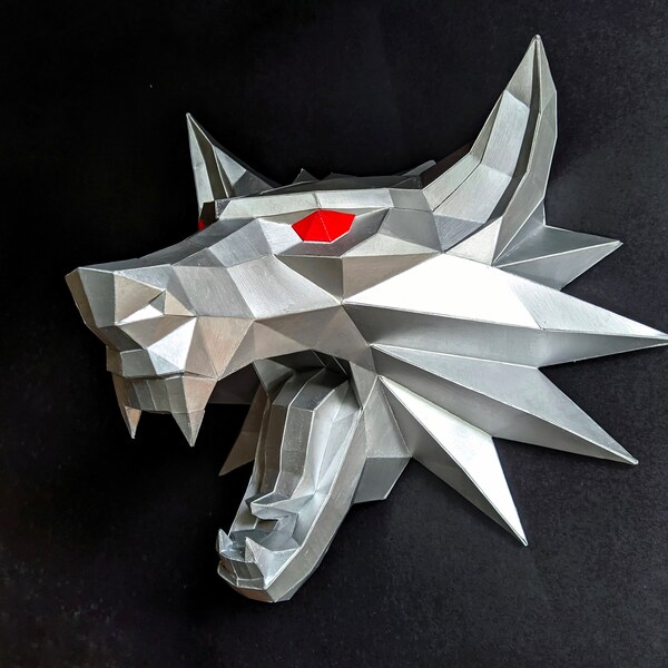 Godzilla Papercraft, Godzilla Wall Decor, Godzilla Bust , Dinosaur ...