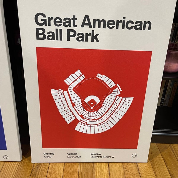 Kansas City Chiefs Poster, Arrowhead Stadium Print, Mid Century Modern ...