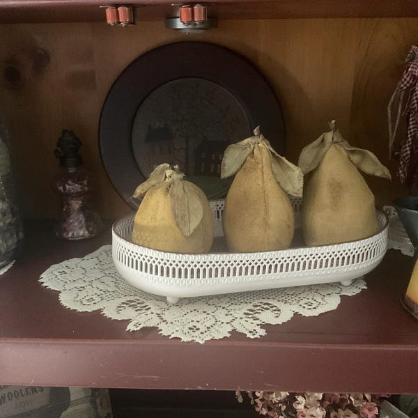 PATTERN Primitive Fall Harvest Pears PATTERN, PDF Pattern - Etsy