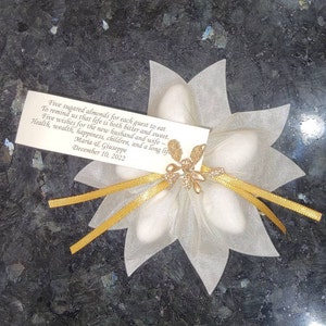Italian Wedding Tradition Jordan Almonds Poem Thank You Design Favor ...