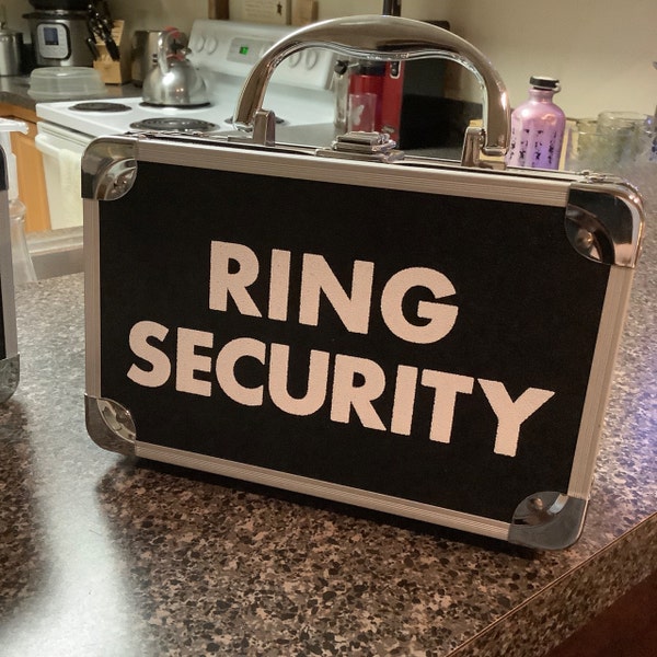 Ring Bearer Box, Ring Security, Ring Bearer Security, Ring Security Box ...