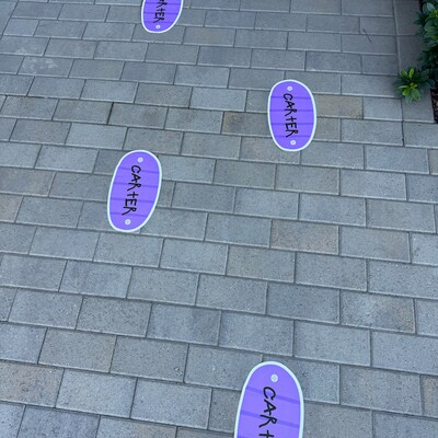 Peppa Pig Muddy Puddles Peel and Stick Floor Decals Set of 5 Birthday ...