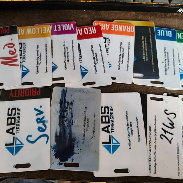 SCP Foundation Keycards - Etsy