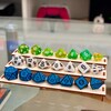 Dice Display Rack 7 Polyhedral Dice Sets Wooden Laser Cut PVA Required ...