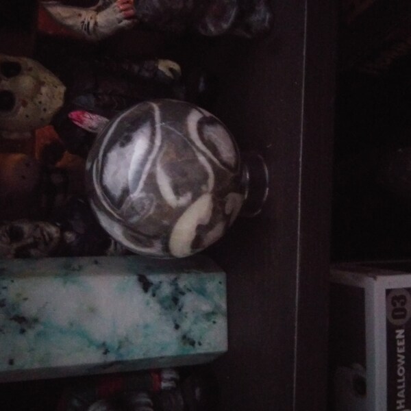 Pink Cipolin Headstone, Tombstone, Gravestone, Ghost Cat, Crystal - Etsy