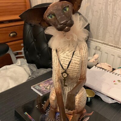 MOOGLIE OOAK Art Doll, Creepy Cute, Halloween, Plush, Clay Face, Gift ...