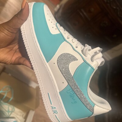 Custom Air Force 1 Low Cream Tan Beige Air Force 1 Custom AF1 Brown Tie ...