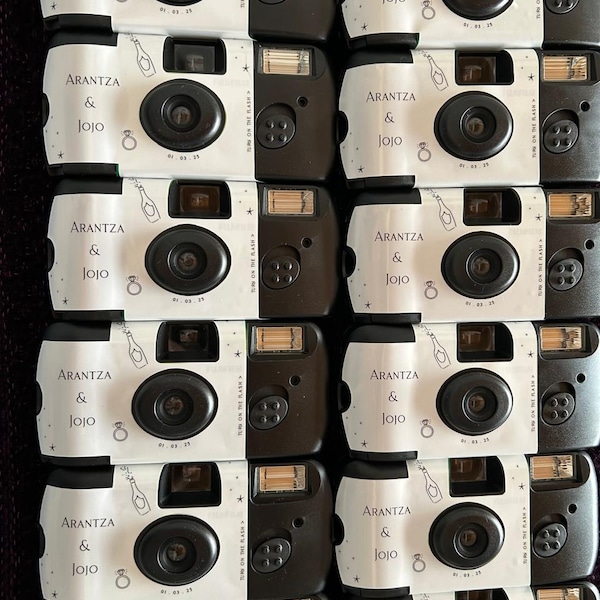 WRAP ONLY B&w- Custom Kodak Disposable Camera Wrap - Custom Camera ...