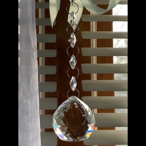 Hanging Ball,hanging Crystal Suncatcher, Home Decor, Ceiling Light Pull ...