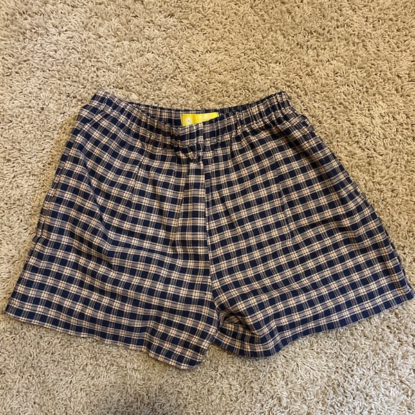 Gingham Two Tone Shorts | High Waisted Shorts, Plaid Shorts, Summer ...