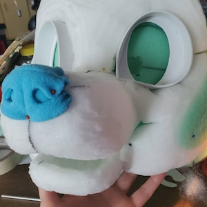 Fursuit Nose Pattern and Tutorial Pickable Plush Dog Snout | Etsy UK