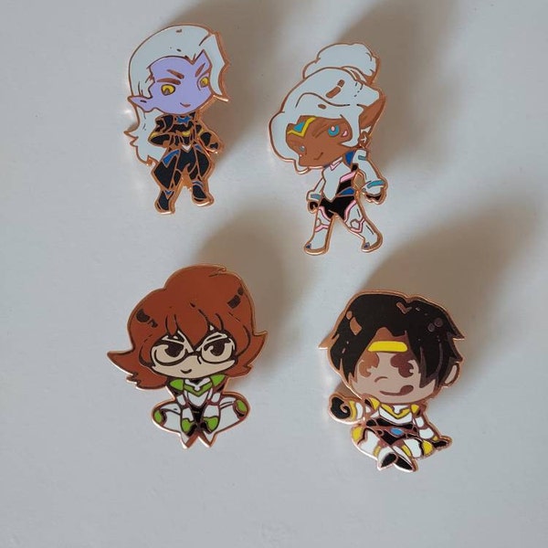 Voltron : Legendary Defender Enamel Pins - Keith Shiro Allura Lotor ...