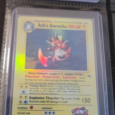 Ash's Charizard Gym Heroes Revival Handmade Holo Proxy Card - Etsy