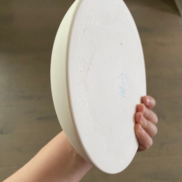 8" - Flat-bottom Pasta Bowl Mold - Plaster Drape Mold for Pottery ...