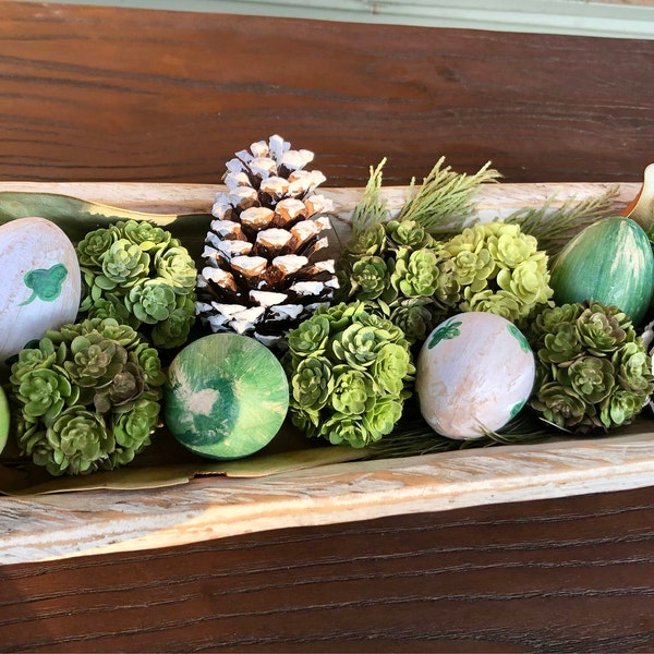 Primitive Decor, Paper Mache Pantry Boxes, Rustic Distressed, Brown ...