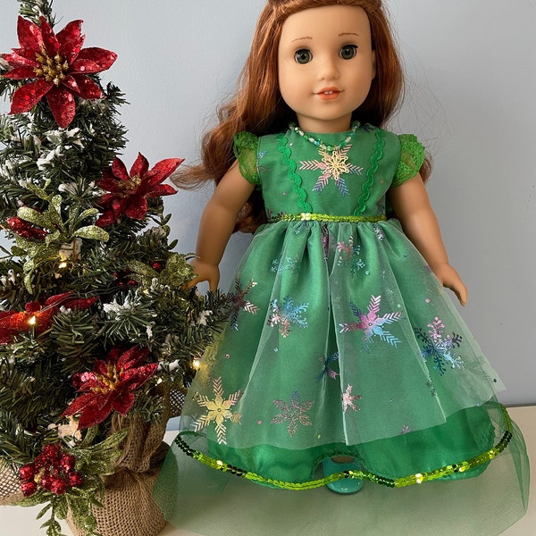 Doll Dress for 18 Inch American Girl/ Fall Autumn Doll Fashions Outfit ...