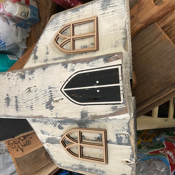 Old Church Window Unfinished - MDF Shape - Laser Cut - Multiple Sizes ...