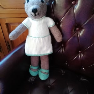 Basic Doll Knitting Pattern 33cm 13 Inch Doll Body Base Worked Flat ...