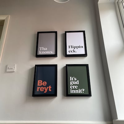 Yorkshire Sheffield Slang Saying Dialect Posters Wall Art - Etsy UK