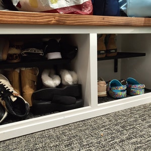 Wall Mounted Shoe Rack Shoe Rack Entryway Industrial Metal Shoe Shelf ...