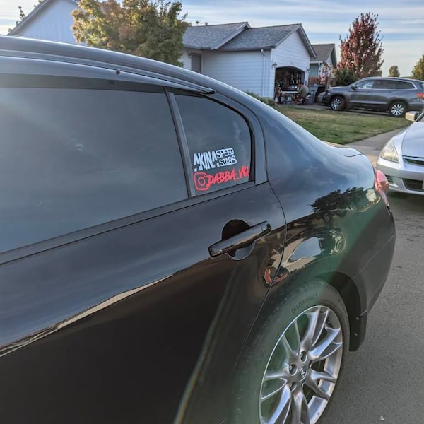 STATIC Slammed Lowered Decal Sticker - Vinyl Graphic, Car Gift, Stance ...