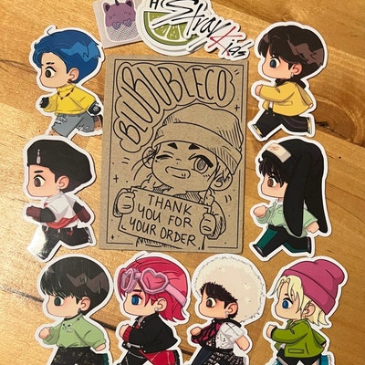 KINNPORSCHE the Series Running Chibi Stickers - Etsy