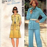 9890 Vintage Simplicity Sewing Pattern Misses Pullover Top Pull on ...
