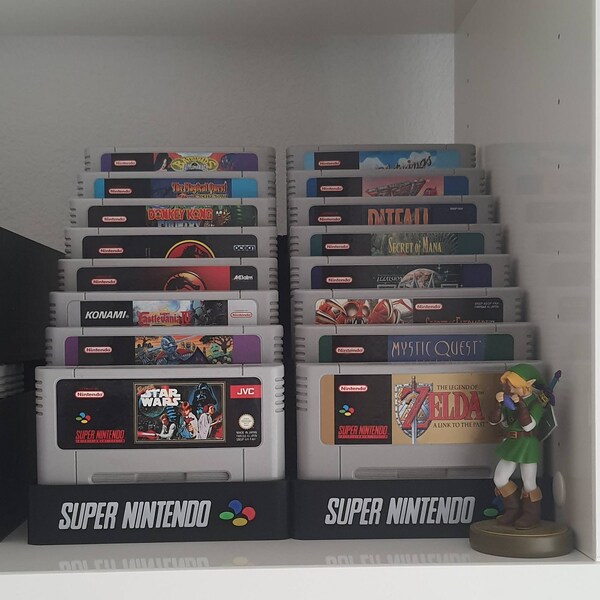 SNES Super Nintendo Display Game Stand - Etsy