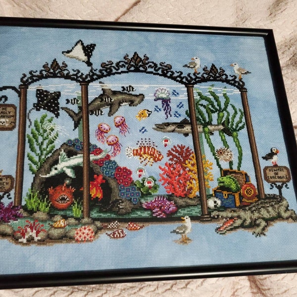 The Deadly Aquarium Stitch Along SAL, Cross Stitch Pattern - PDF ...