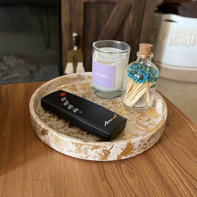 White and Sage Wavy Terrazzo Tray, Sage Green and White Tray, Sage ...