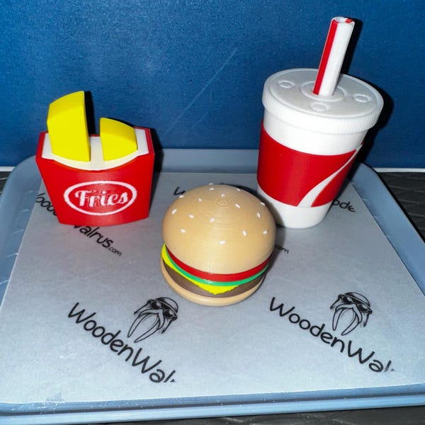 Cheeseburger Magnetic Fidget Toy 4 Piece Magnetic Slider Stim Toy ...