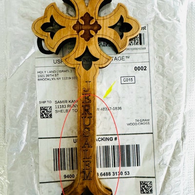 Orthodox Cross With Stand Made From Olive Wood 3 Sizes Available 12cm ...