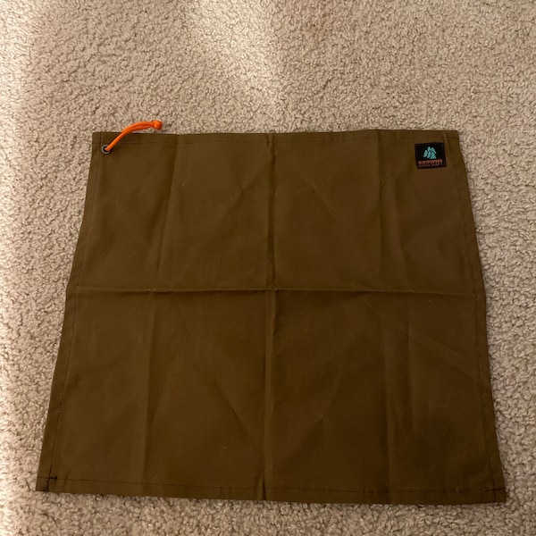 Bushcraft Waxed Canvas Forest Utility Mat, Canvas Sit Mat, Picnic ...