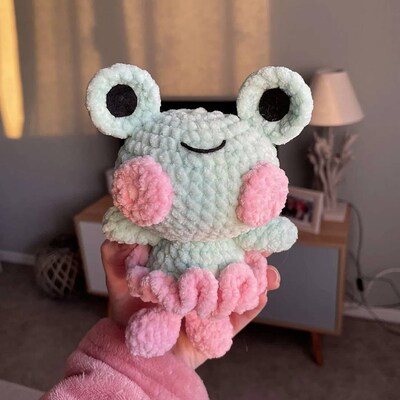 2in1 Crochet Pattern Chubby Frog and Unicorn Meow Meow, Cute, Kawaii ...
