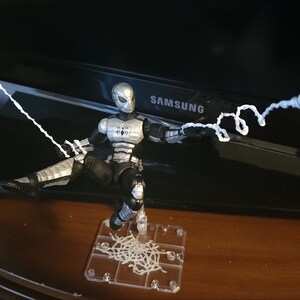 1:12 Scale Poseable Venom Webbing Effect / Hand Made Action Figure ...