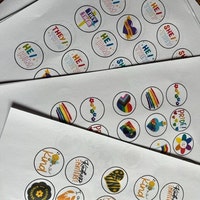 Pronouns Button Template - Etsy Canada