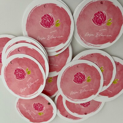 Custom Tags Round Tags Printed Tags Personalized Tags - Etsy