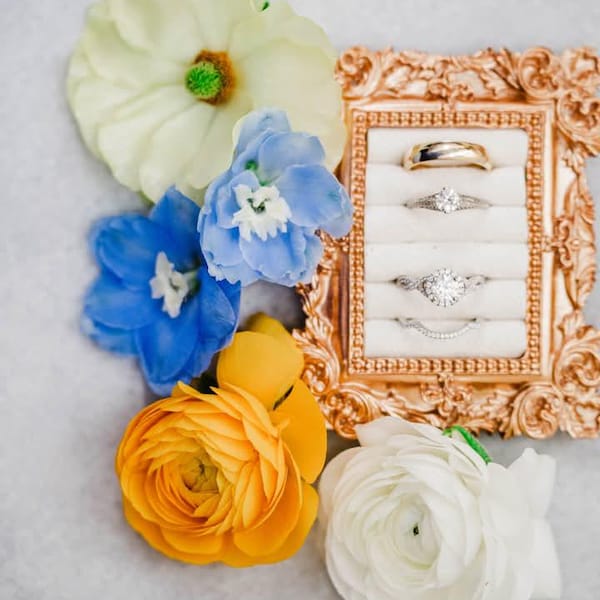 Elegant Ring Holder Roman Column Style Gypsum Ring Stand Jewelry ...