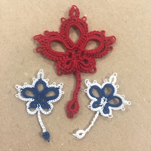 Tatting Pattern small Maple Leaf PDF Instant Download - Etsy