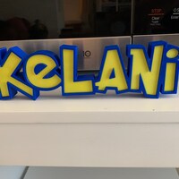 Custom Pokemon Style Name Plate Personalised Desk Sign Boy - Etsy UK