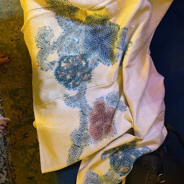 Rare Antique Hikifurisode Silk Wedding Kimono Geisha Geiko Maiko ...