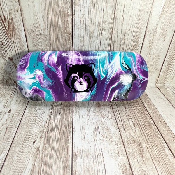 Custom Hard Eye Glass Case, Abstract Painted Glasses Case, Painted Eye ...