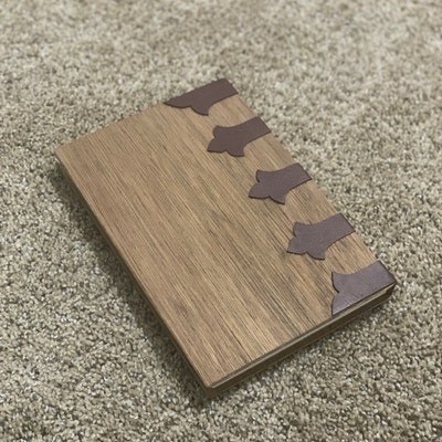 Personalized Custom Hand-engraved Blank Book With Wood - Etsy