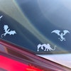 Frankenstein Chasing Stick Family, Movie Monster Laptop Decal, Horror ...