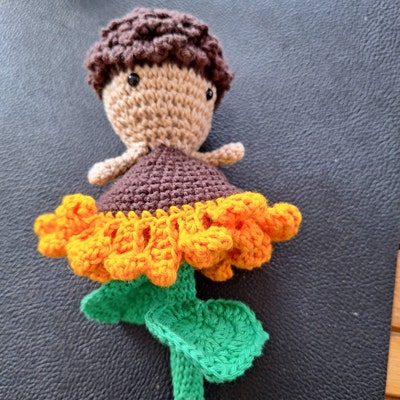 Reversible Sunflower Fairy Pattern, Amigurumi Pattern, Tutorial PDF ...